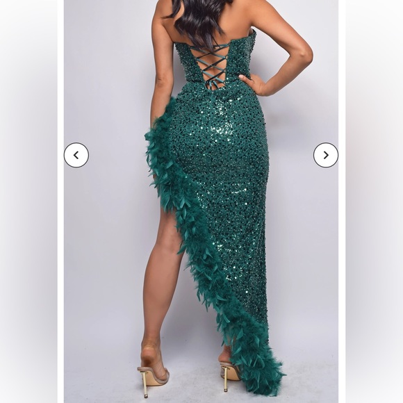 Portia and Scarlett | Dresses | Portia And Scarlett Green Sequin ...